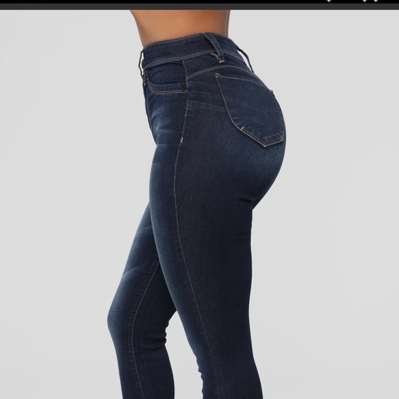 Fashion Nova | Jeans | Fashion Nova Statuesque Booty Lifting Jeans Dark ...